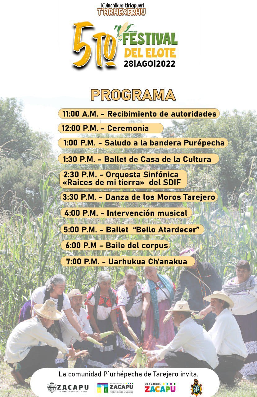 SECTUR | Invita Tarejero a su Festival del Elote